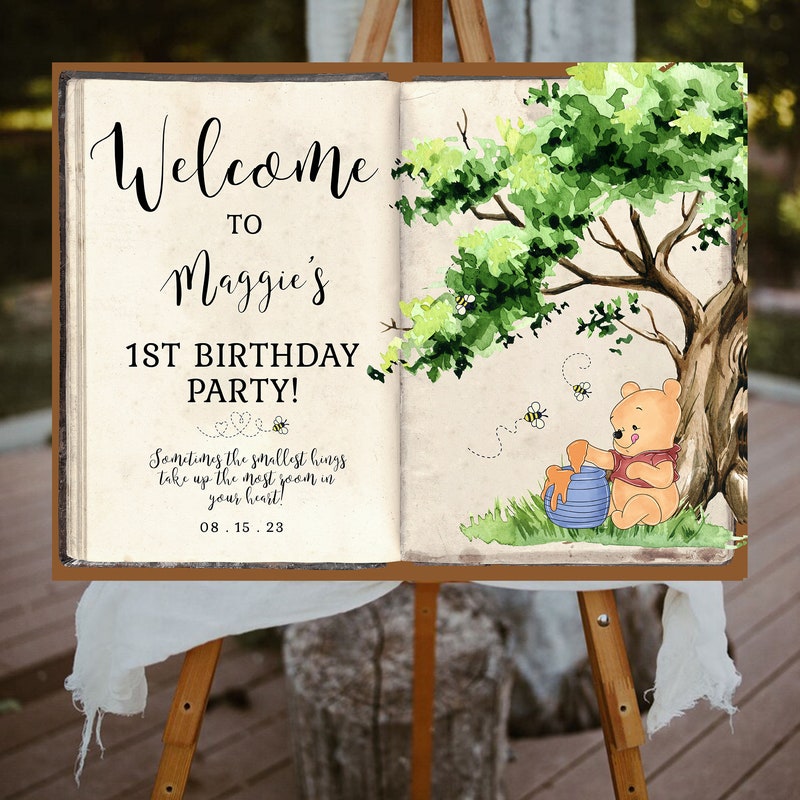 Winnie the Pooh Sign - Etsy