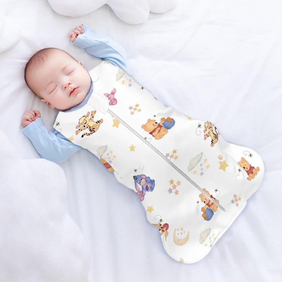 Winnie the Pooh Baby Sleep Sack: Soft Plush Fleece, Sleeveless - Etsy