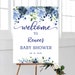 Baby Shower Welcome Sign Template Baby Boy Shower Oh Boy It's a Boy ...