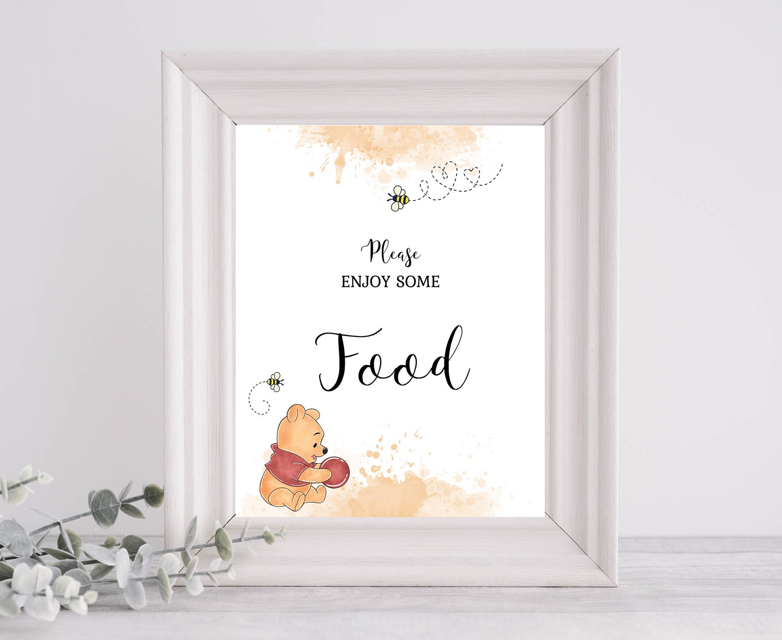 A Little Hunny is on the Way 7 Sign Bundle Winnie the Pooh - Etsy
