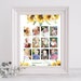 Sunflower First Birthday Photo Collage Poster, Editable Template ...