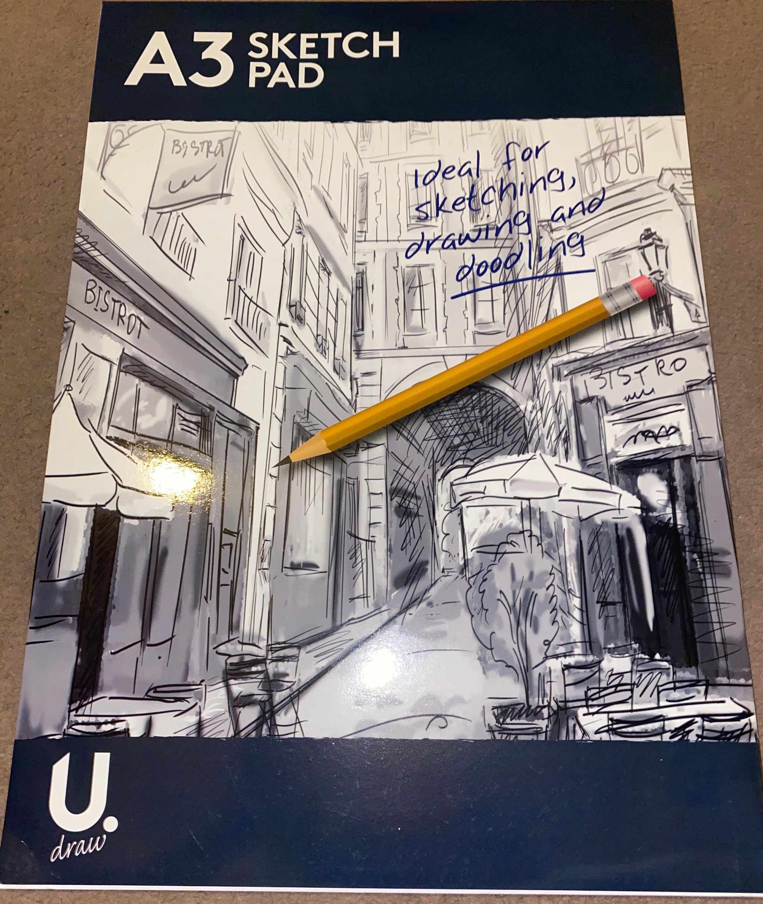 Special Offer Drawing Set 1 A3 Sketch Pad, 1 Pack of Charcoal Pencils ...