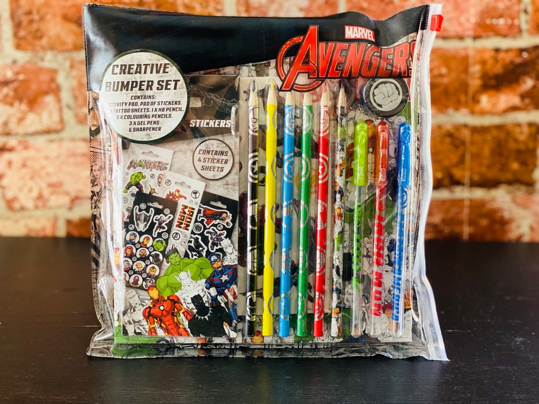 Avengers Infinity Creative Bumper Set - Superhero Colouring Set ...