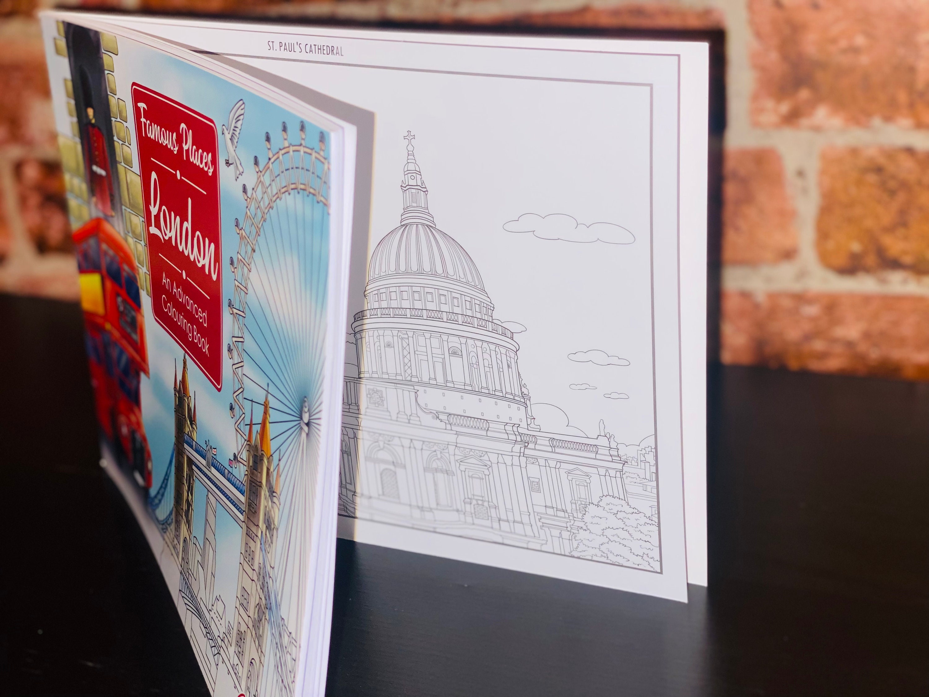 Famous Places London Colouring Book - Etsy
