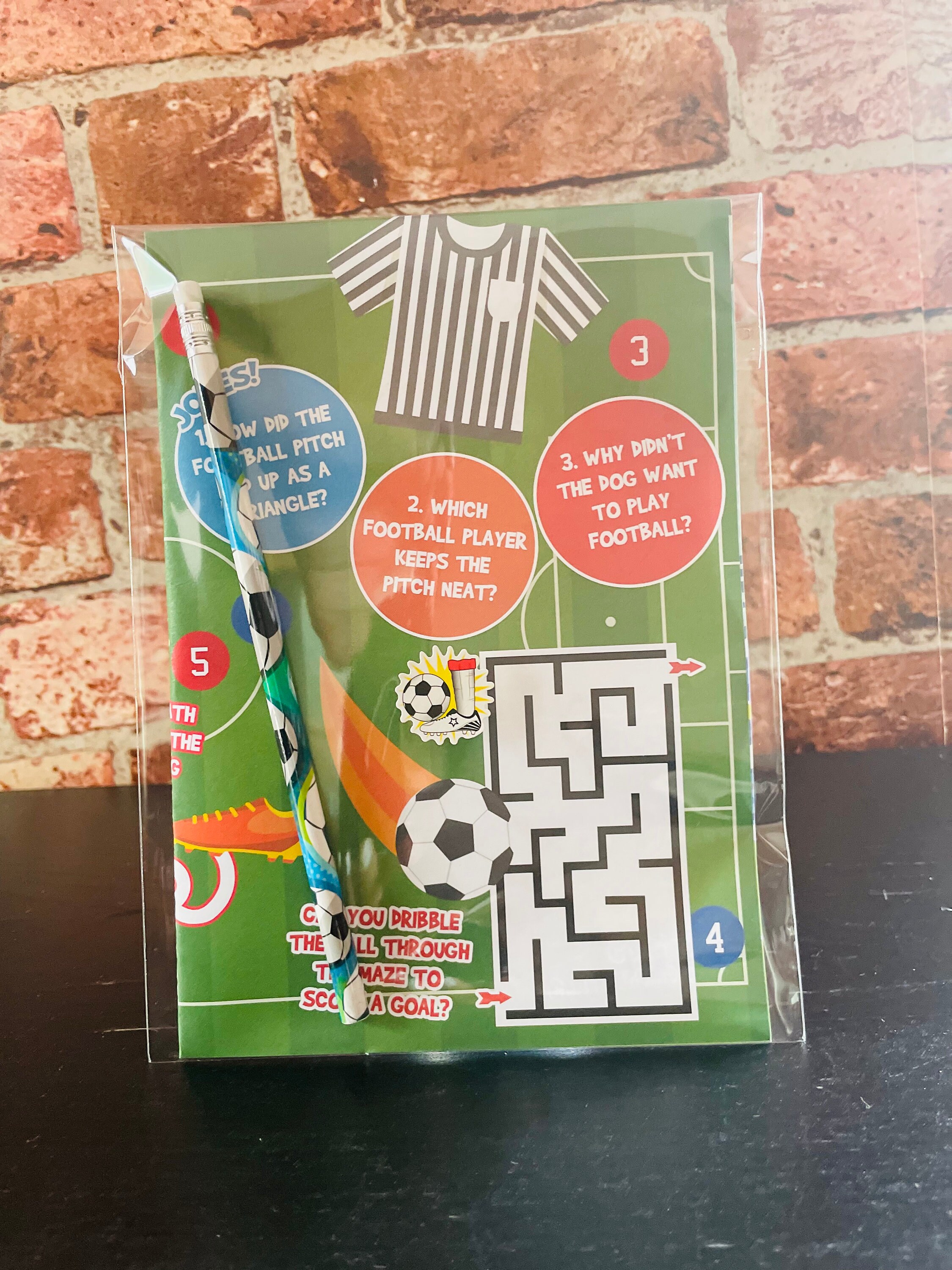 Football Activity Packs | Football Party Favors | Footie Activity ...