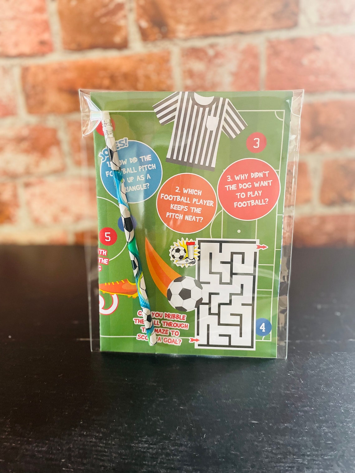 Football Activity Packs Football Party Favors Footie - Etsy UK