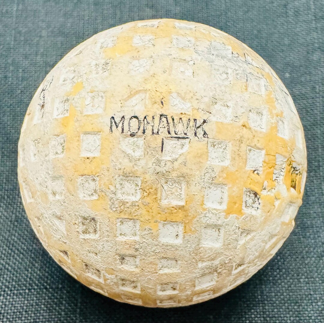 Antique Very Rare Mohawk Square Mesh Circa 1920s Golf Ball - Etsy