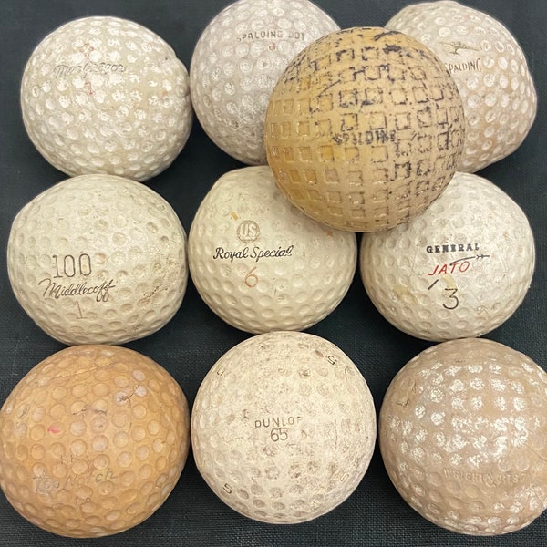 Antique Golf Balls - Etsy