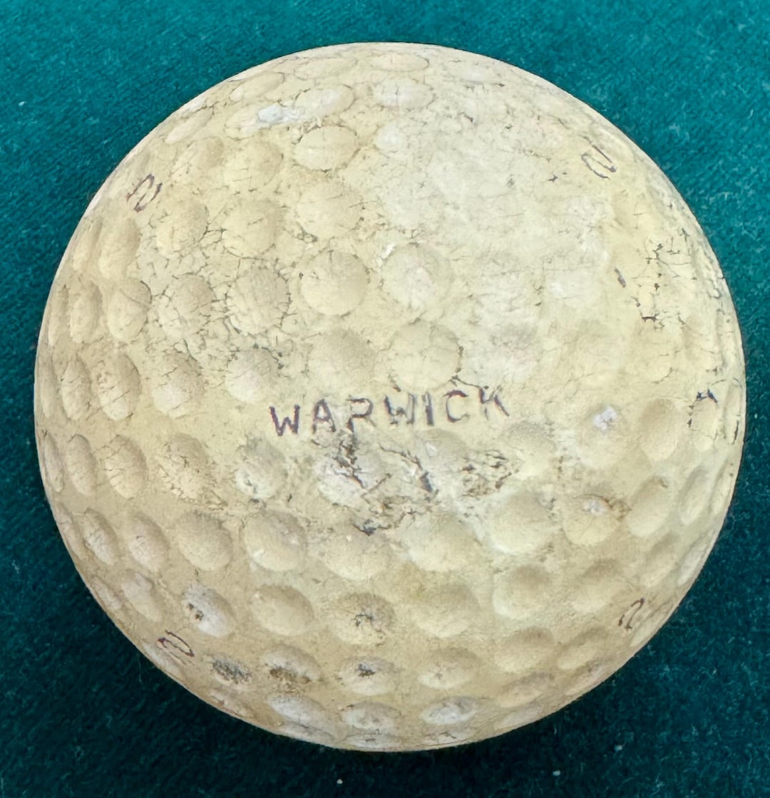 Antique Warwick #2 Small Dimple Circa 1930’s Rare Golf Ball - Etsy