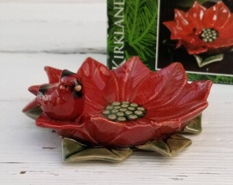 Ceramic Red Cardinal - Etsy