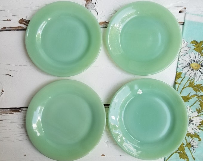 Jadeite Fire King Restaurant Ware Bread & Butter Plate - Vintage Anchor ...