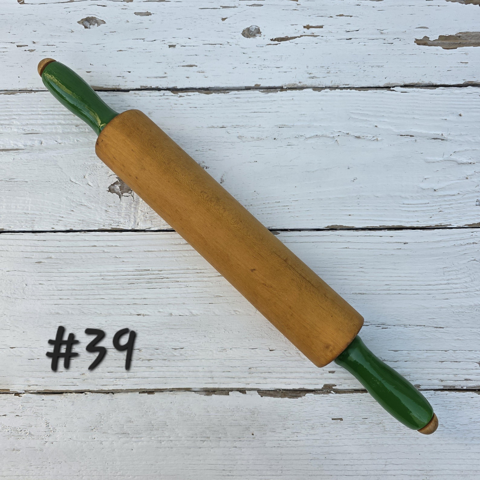 Vintage Rolling Pins - CHOICE of ROLLING PIN - Antique Wood - Painted ...