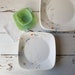 Corelle Boutique ADLYN Dinner or Salad Plate - White Square Plate ...