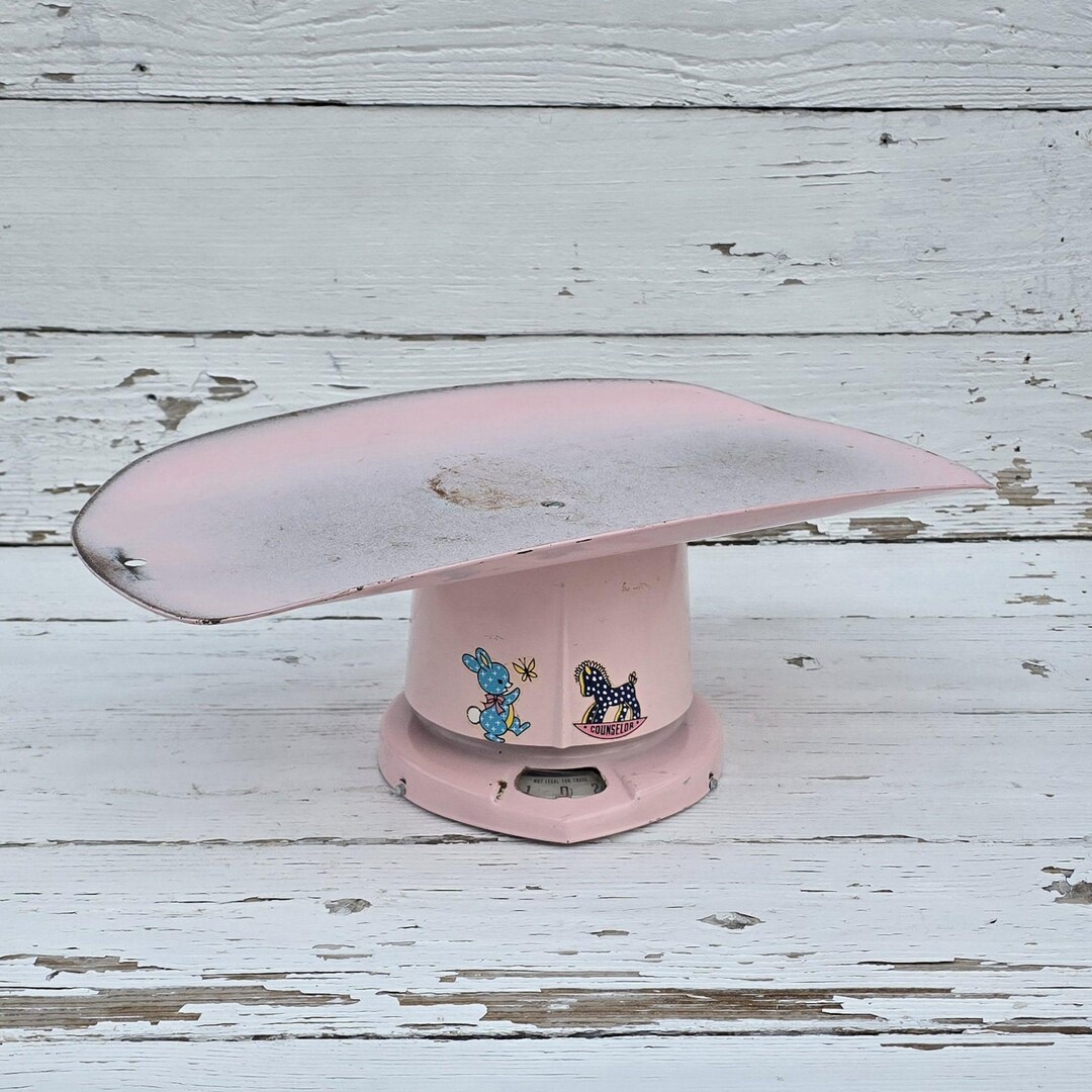 Vintage Pink Baby Scale - Counselor Baby Scale Made by the Brearly ...