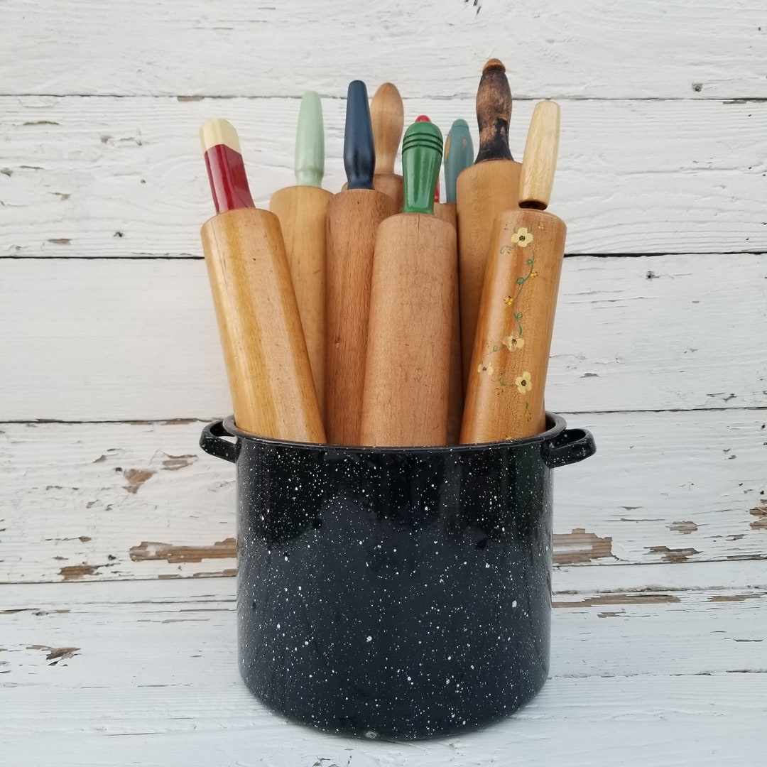 Vintage Rolling Pins - CHOICE of ROLLING PIN - Antique Wood - Painted ...