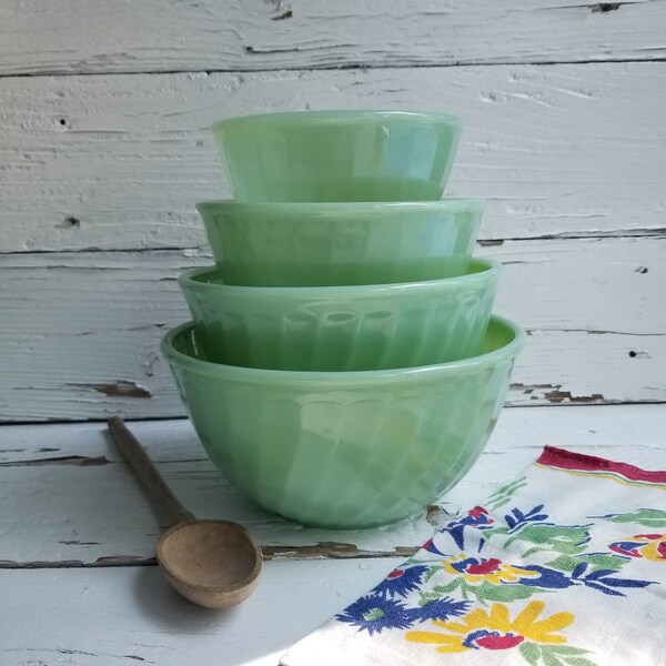 Jadeite Mixing Bowl - Etsy