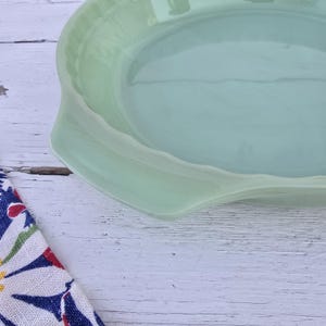 Jadeite Fire King 2000 Pie Plate - Vintage Anchor Hocking JADE-ITE Pie ...