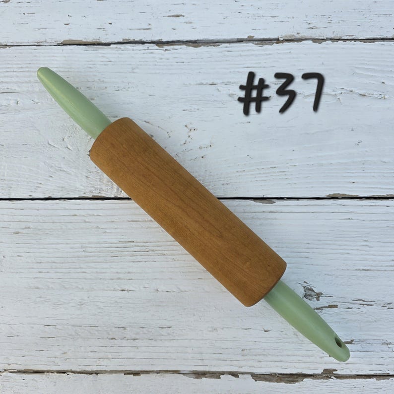 Vintage Rolling Pins - CHOICE of ROLLING PIN - Antique Wood - Painted ...