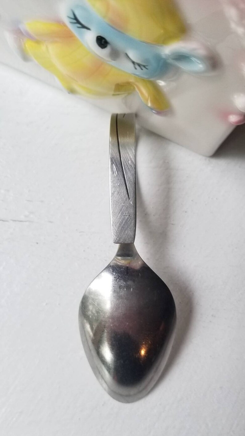 Vintage Oneida Baby Spoon Curved Handle Baby Spoon Oneida - Etsy