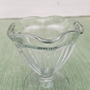 Ice-cream Sundae Glass Set - Vintage Short Sundae Glasses - Footed ...