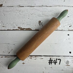 Vintage Rolling Pins - CHOICE of ROLLING PIN - Antique Wood - Painted ...