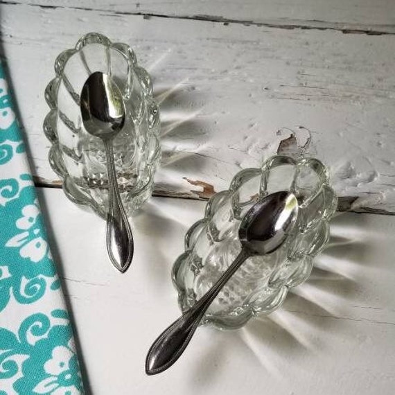Vintage Princess House Crystal Spoon Fork Holder Buffet and - Etsy