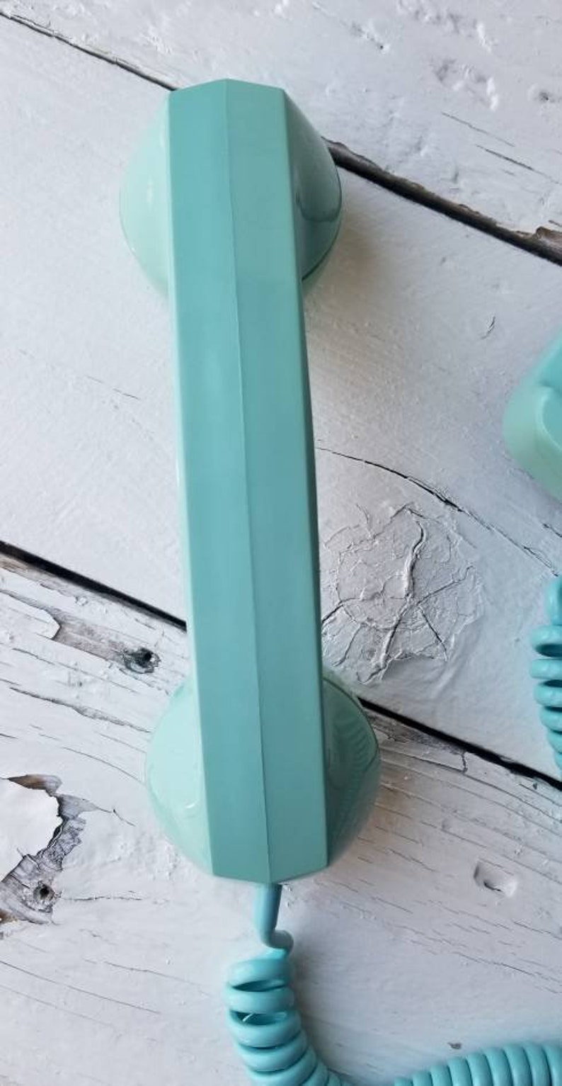 Vintage Starlite Rotary Phone Turquoise Aqua Blue - Etsy