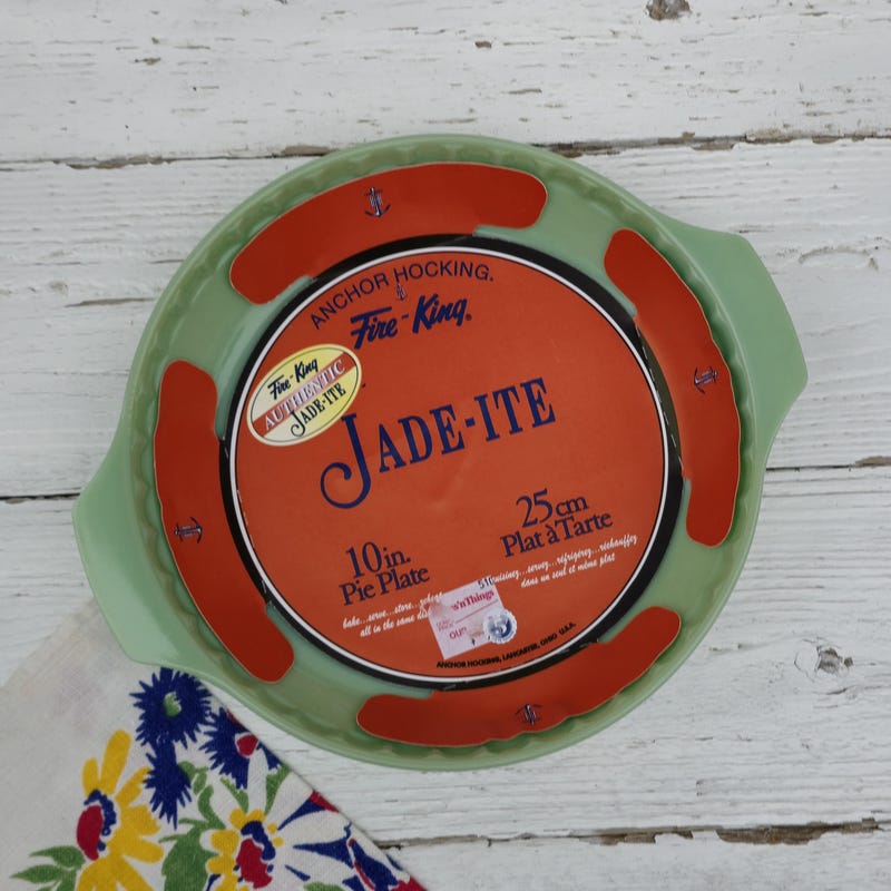 Fire King Pie Plate - Etsy