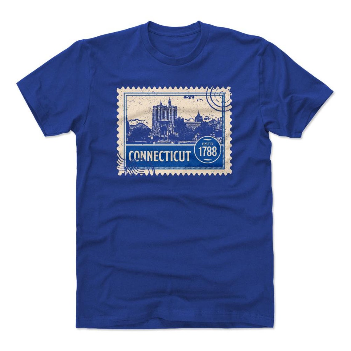 Connecticut Men's Cotton T-shirt Connecticut Lifestyle - Etsy