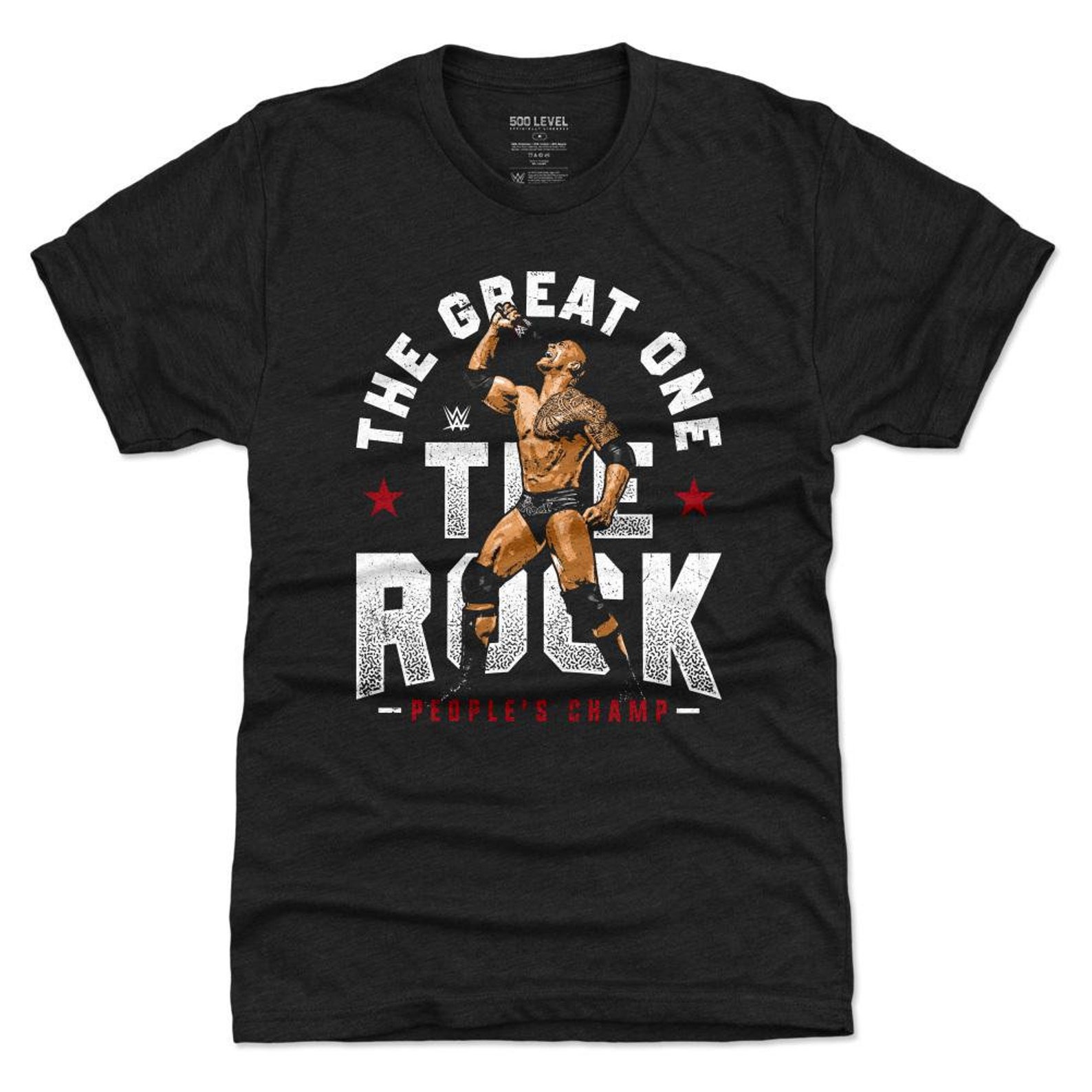 The Rock Mens Premium T Shirt Legends Wwe The Rock The Etsy Uk