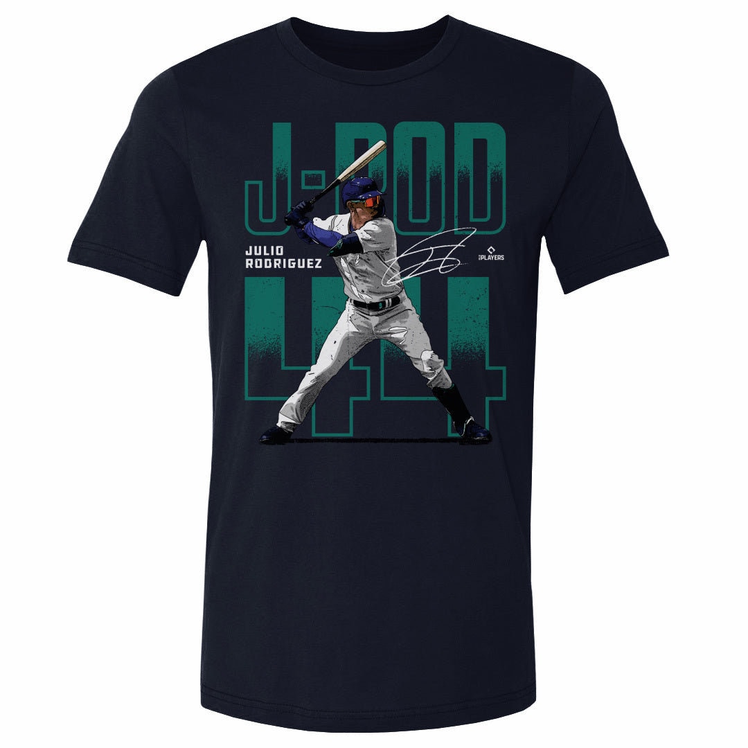 Julio Rodriguez Men's Cotton T-shirt - Seattle Baseball Julio Rodriguez ...