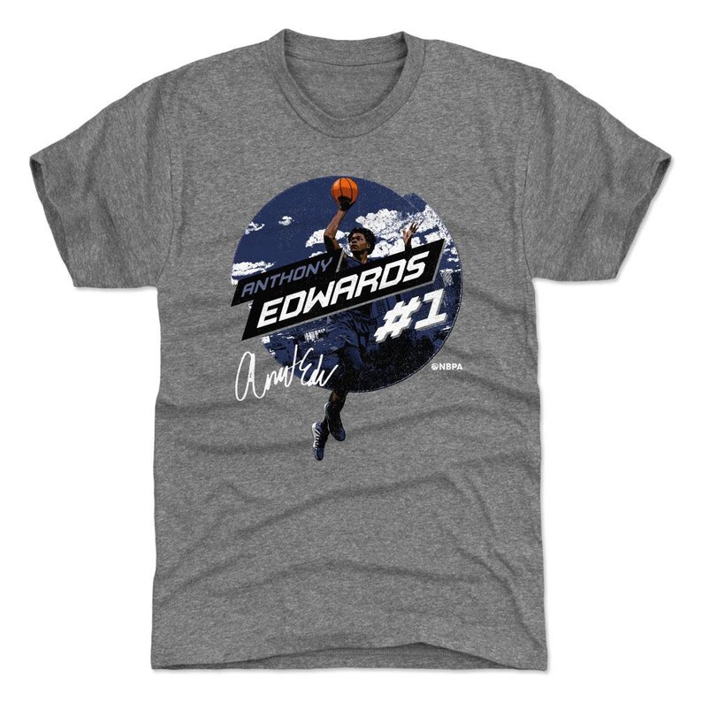 Anthony Edwards Men's Premium T-shirt Minnesota - Etsy