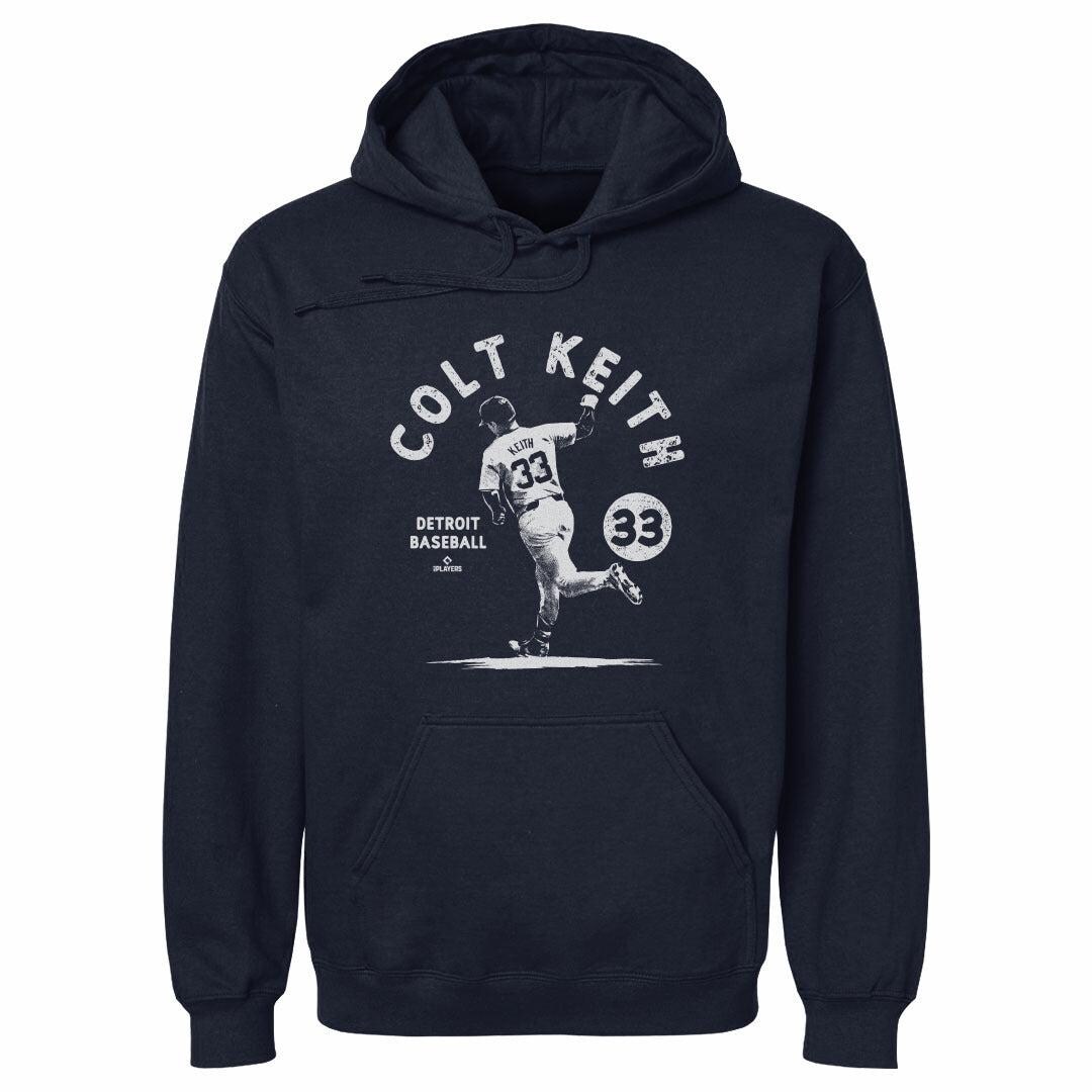 Colt Keith Men's Hoodie - Detroit Baseball Colt Keith Detroit Stamp WHT ...