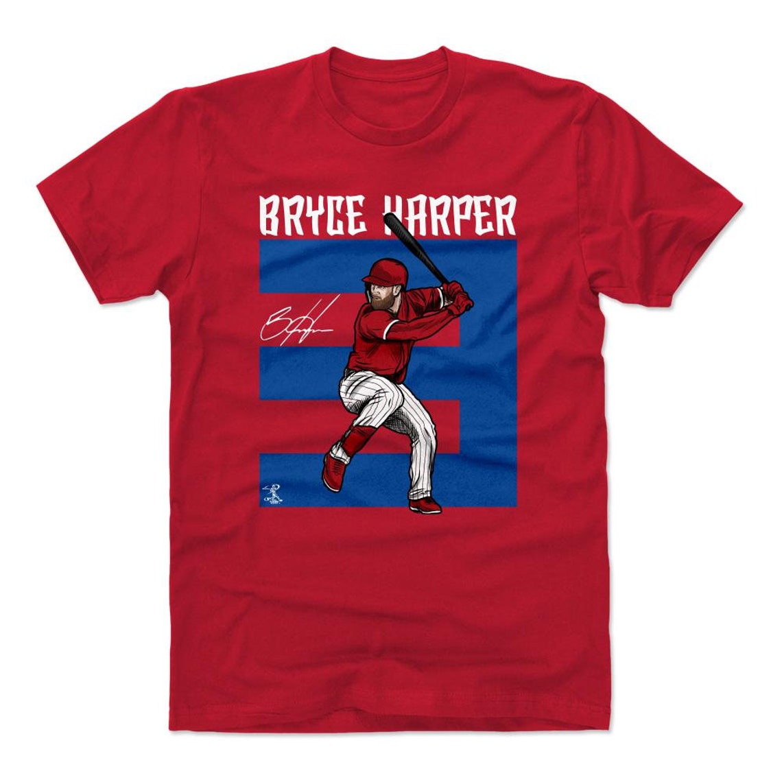 Bryce Harper Men's Cotton T-shirt Philadelphia Baseball - Etsy