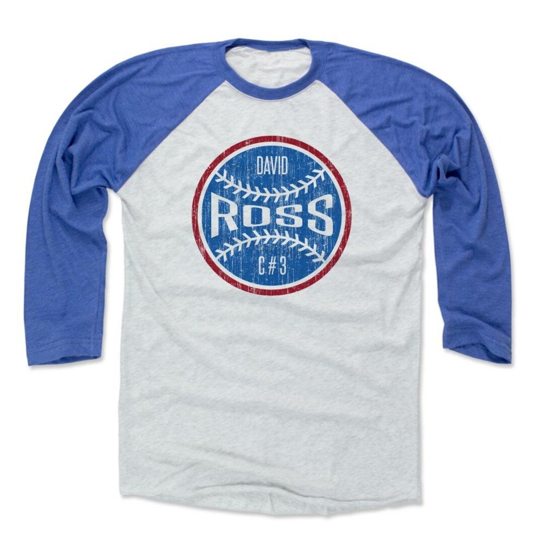 David Ross Men's Baseball T-shirt Chicago Throwbacks - Etsy