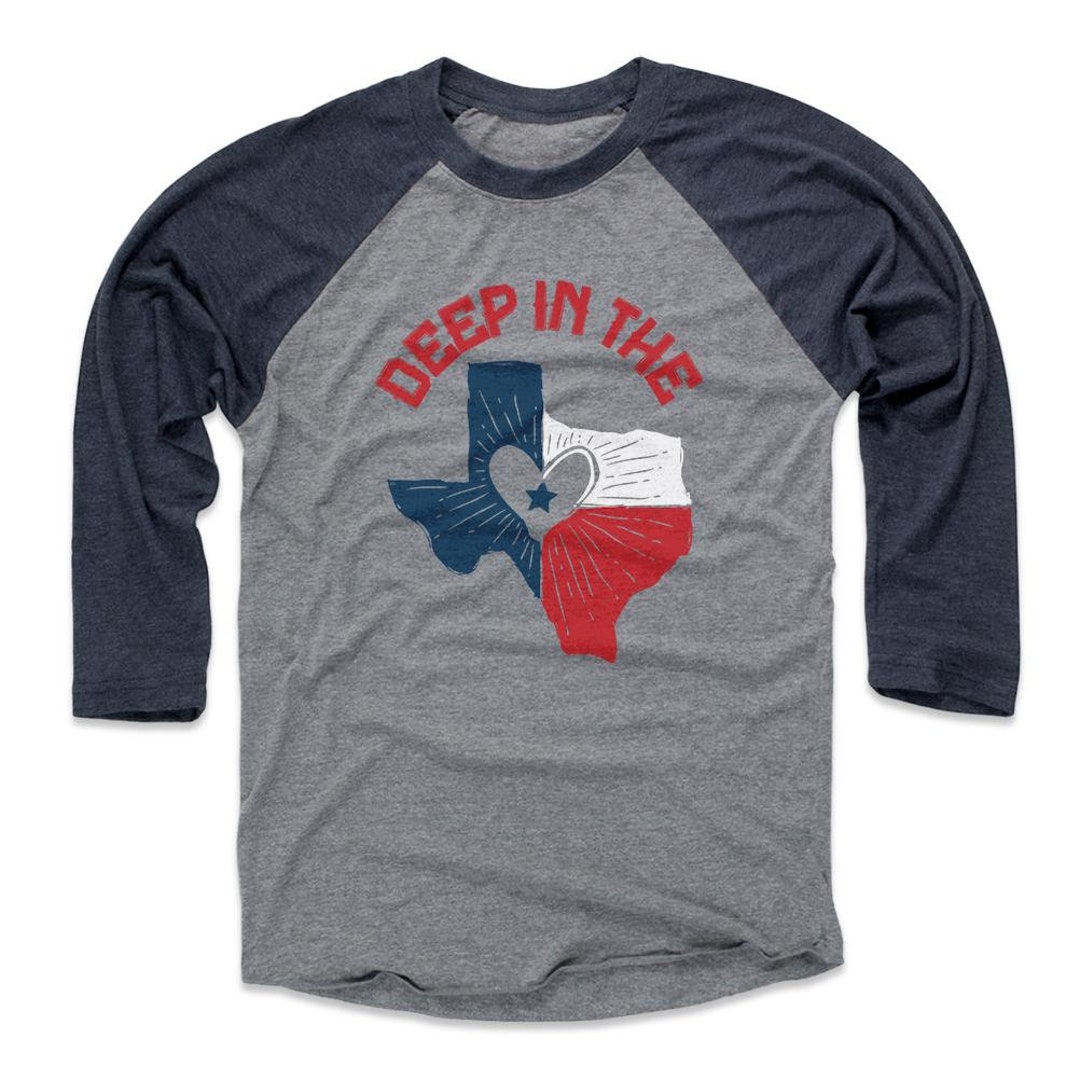 Texas Men's Baseball T-shirt - Texas Lifestyle Texas Deep in the Heart ...