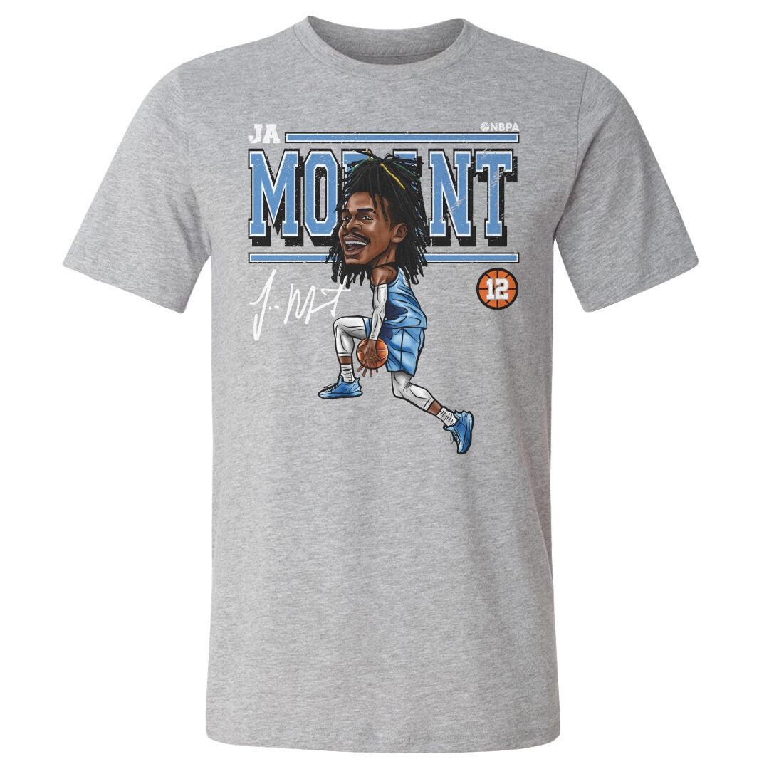 Ja Morant Men's Cotton T-shirt - Memphis Basketball Ja Morant Cartoon ...