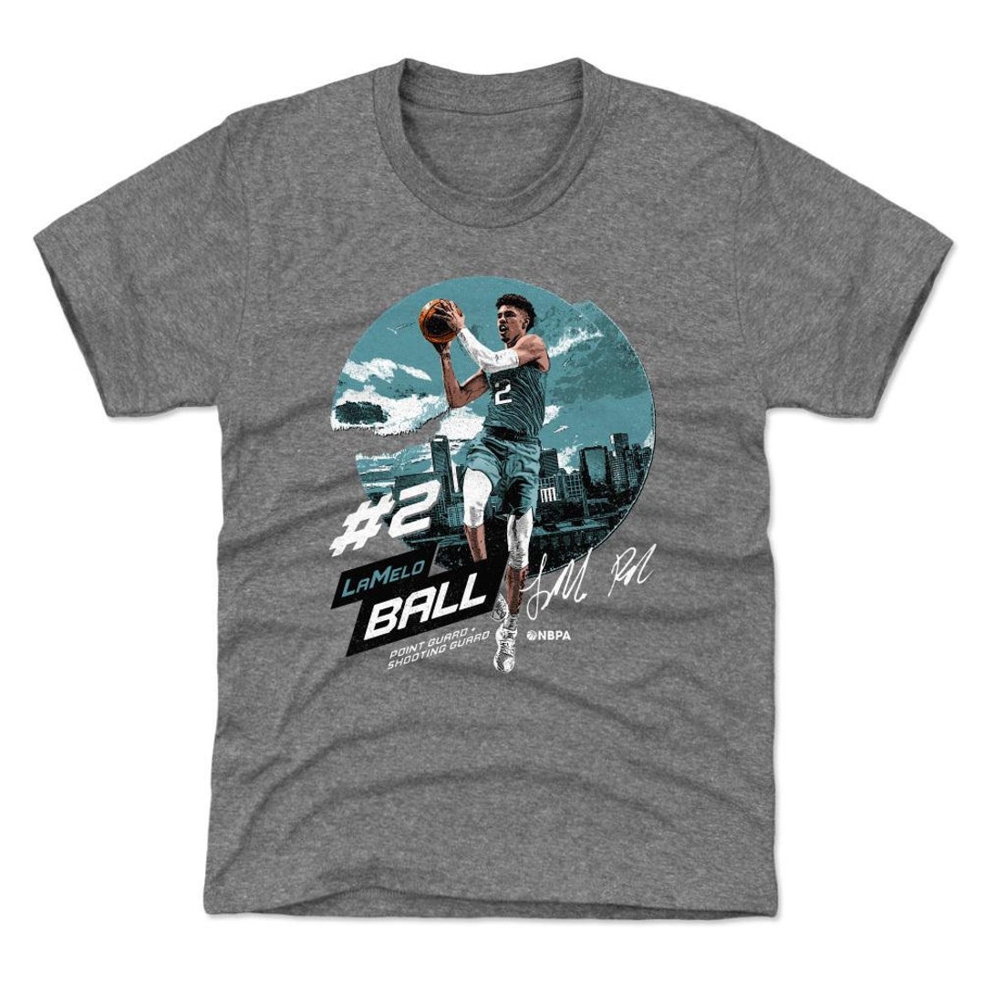 Lamelo Ball Kids T-shirt - Charlotte Basketball Lamelo Ball City Emblem ...
