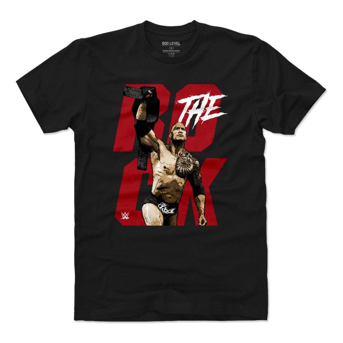 The Rock Men's Cotton T-shirt Legends Wwe The Rock | Etsy