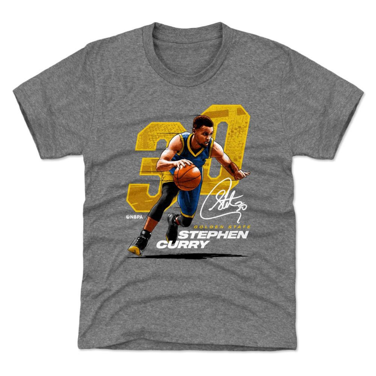 Steph Curry Kids T-shirt - Golden State Basketball Steph Curry Offset Y ...
