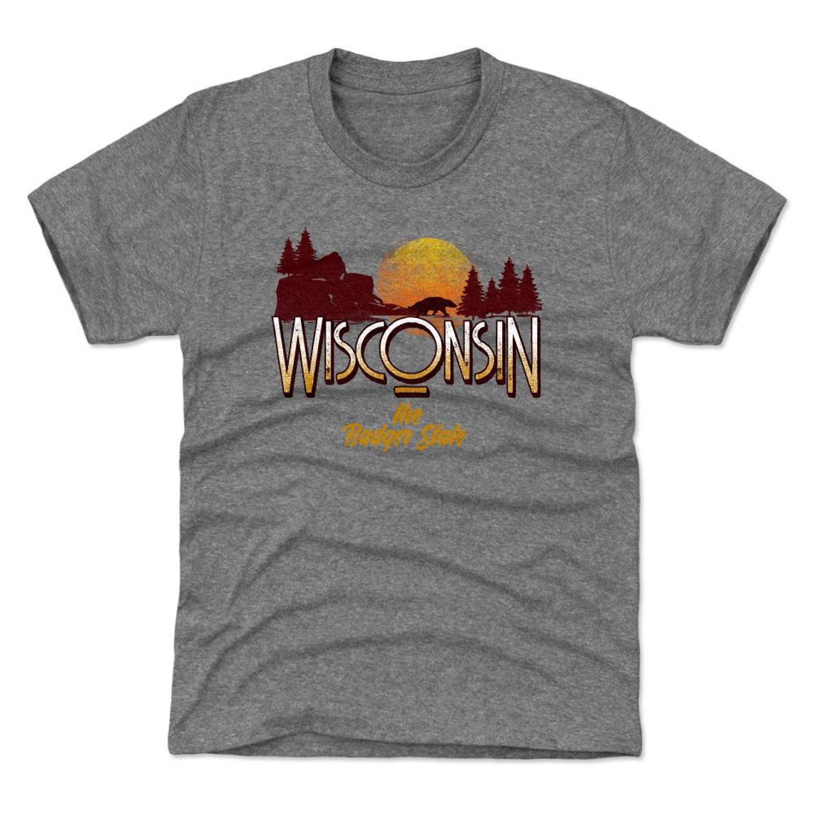 Wisconsin Kids T-Shirt - Wisconsin Lifestyle Wisconsin Badger State WHT ...