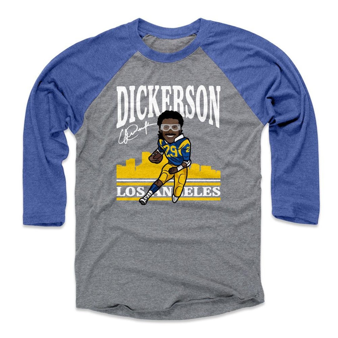 Eric Dickerson Men's Baseball T-shirt - Los Angeles Throwbacks Eric ...