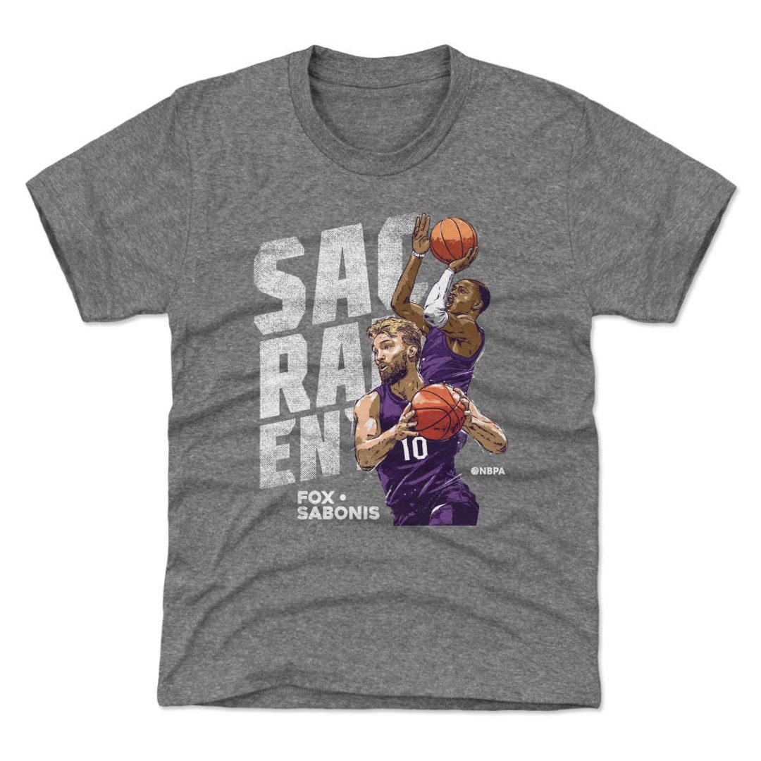 Domantas Sabonis Kids T-shirt - Sacramento Basketball Domantas Sabonis ...