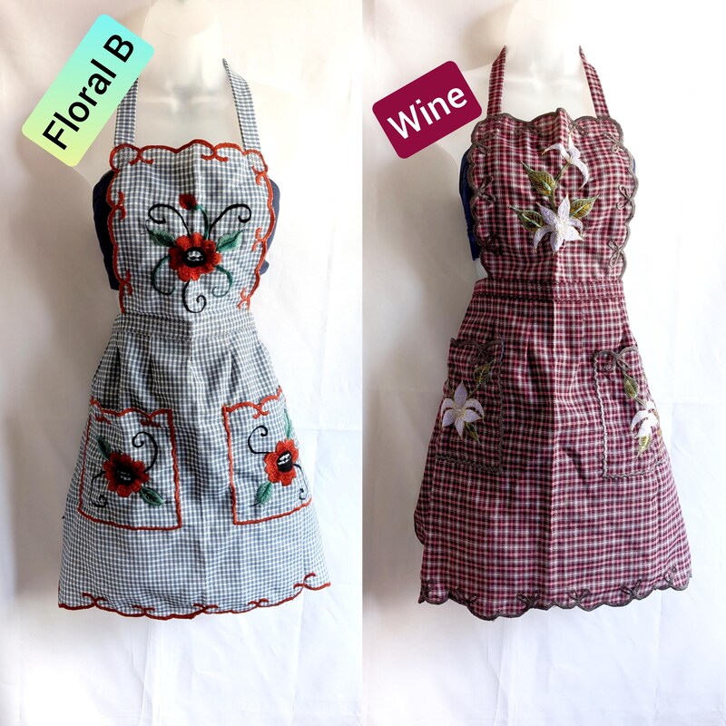 Mexican Embroidered Apron - Etsy