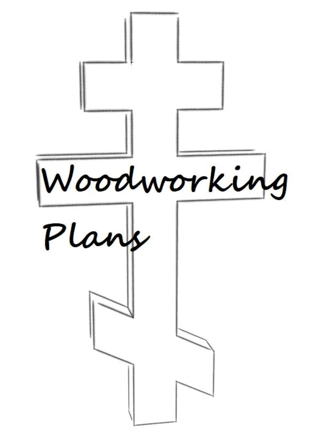 Wood Orthodox Cross Blueprint Plans - Etsy