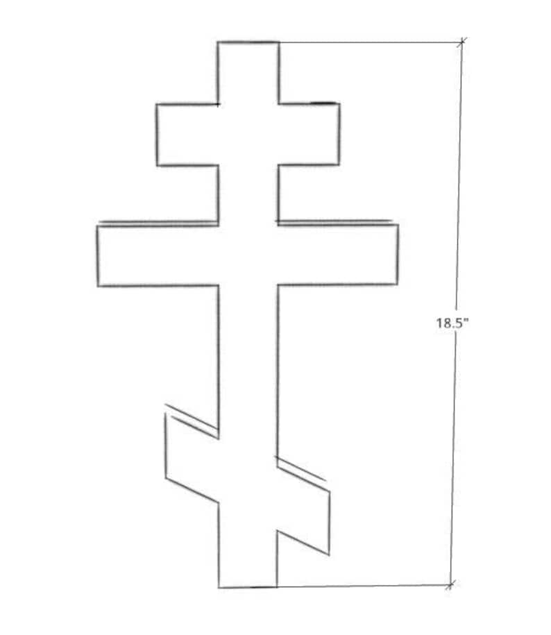 Extra Large Purpleheart Orthodox Wall Cross - Etsy