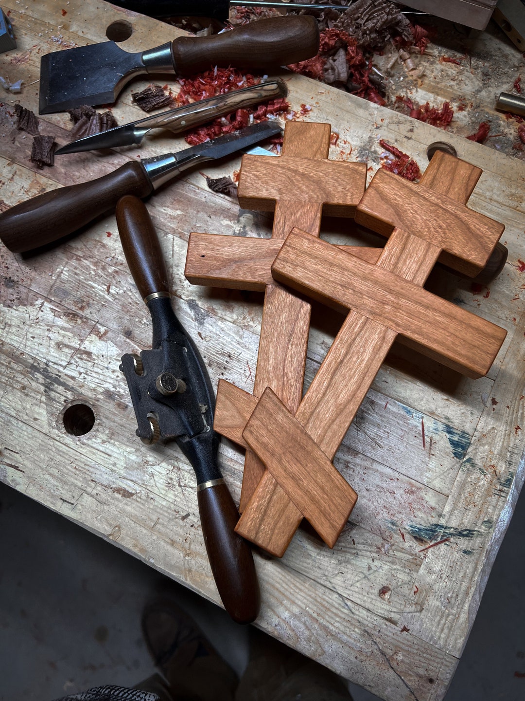 Black Cherry Wooden Orthodox Wall Cross - Etsy