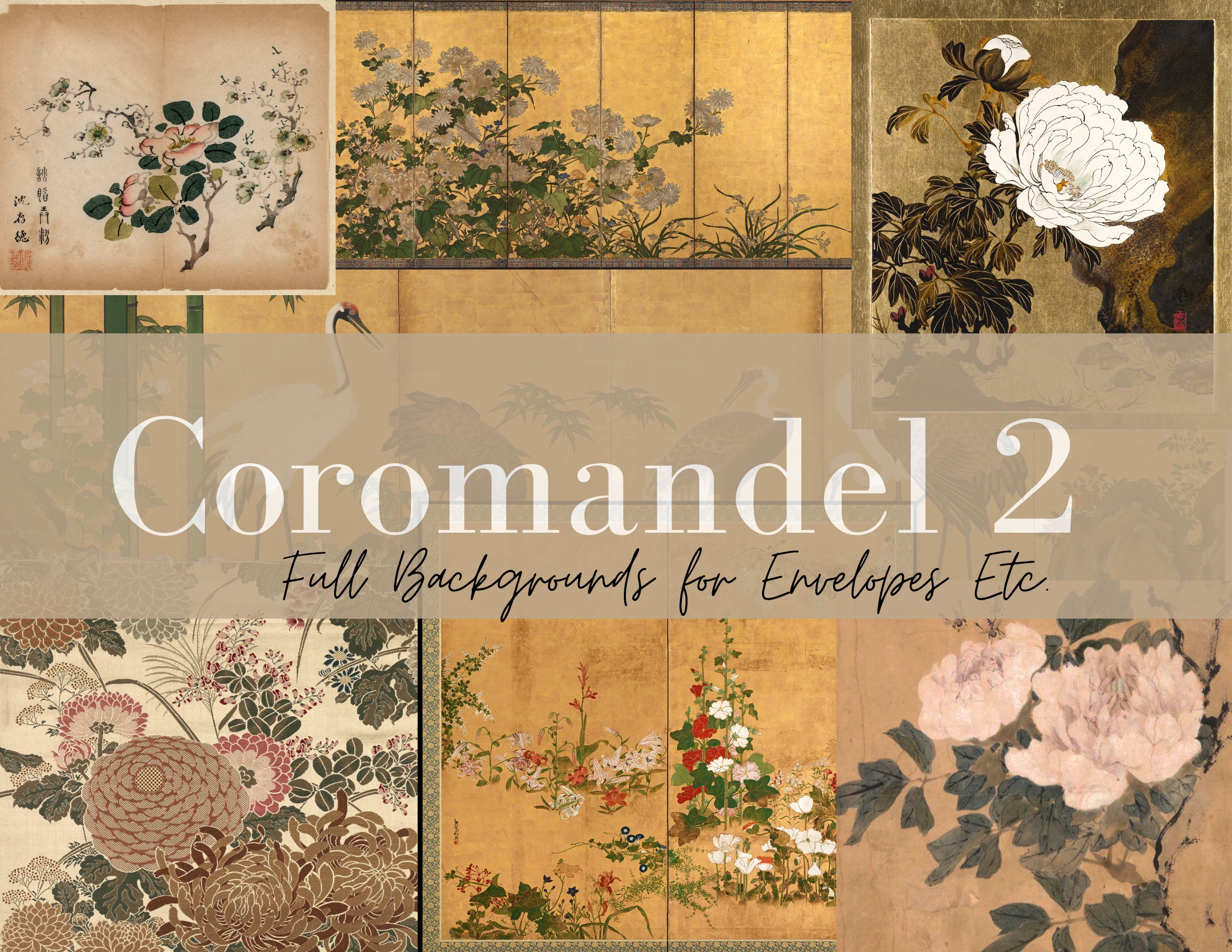 Coromandel 2 Digital Kit - Full Backgrounds for Journals, Art Projects ...