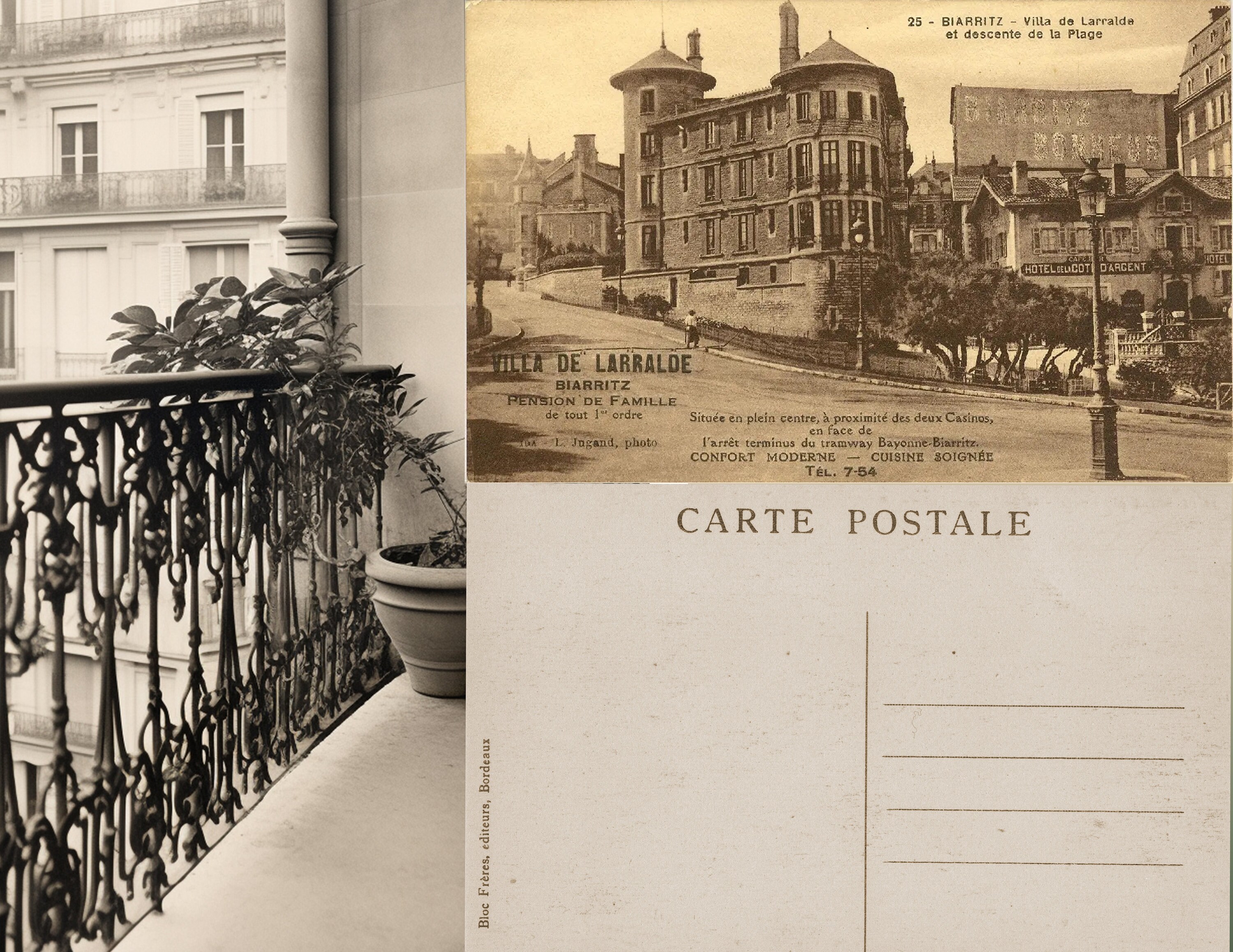 Biarritz Seaside Postcards & Prayer Cards Digital Set for Journals, Art ...