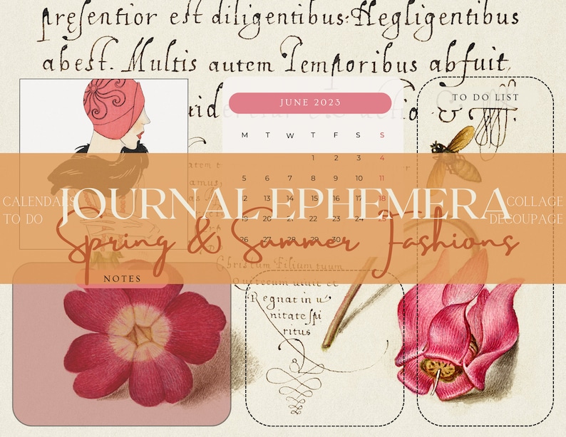 1920s Spring Summer French Fashion Plates, Calendars, Calligraphy Pages ...